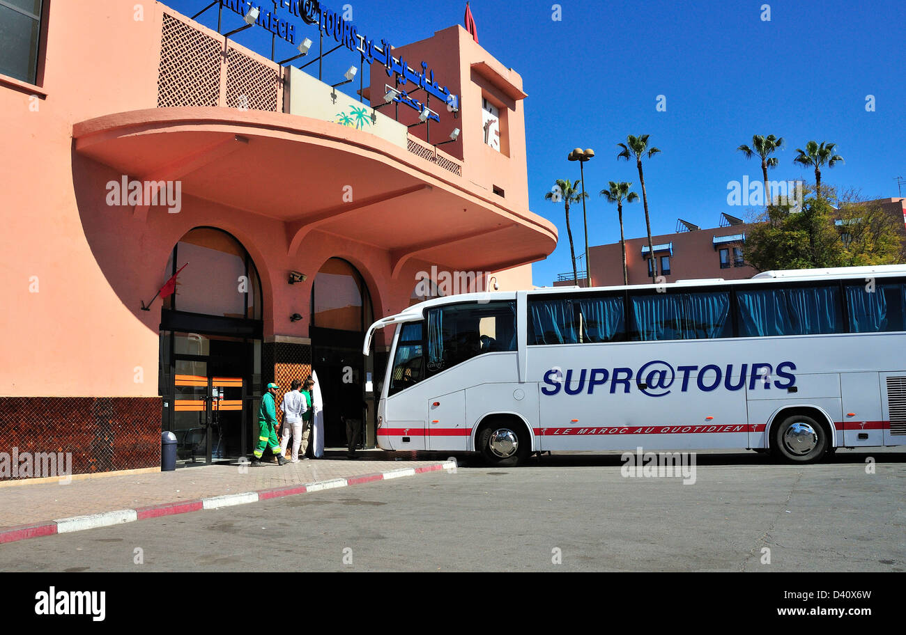 Morocco marrakech bus station hi-res stock photography and images - Alamy