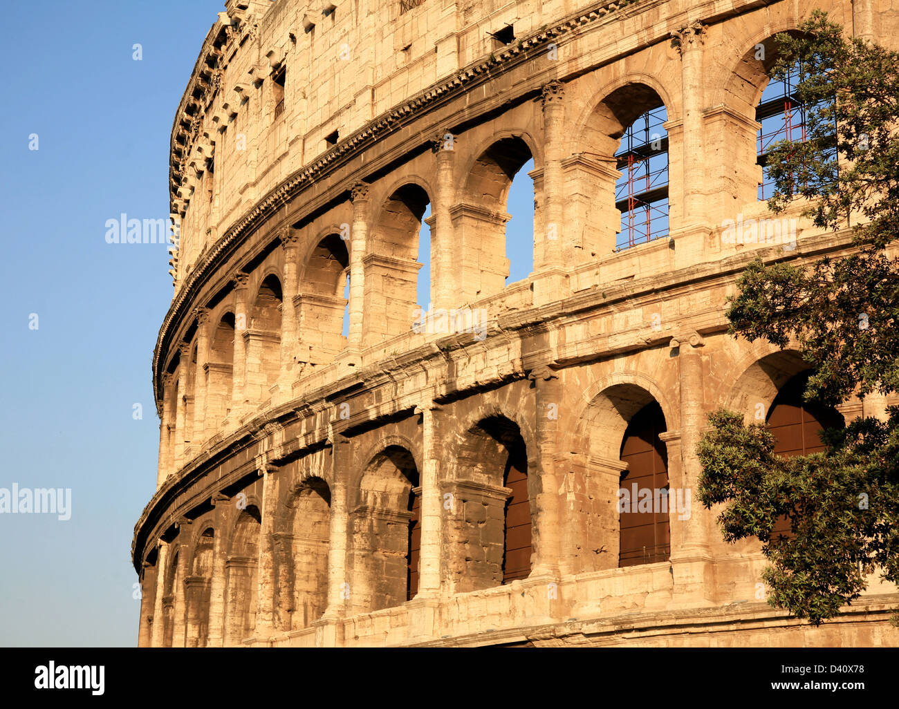 Fragment Of The Colosseum Wall in Rome, Italy Stock Photo - Alamy