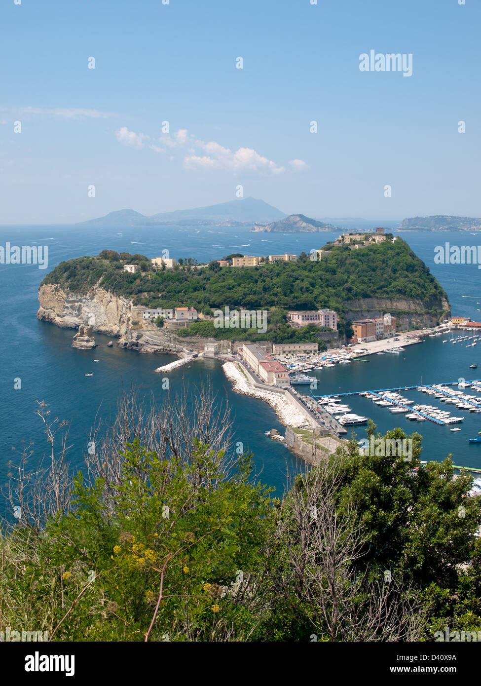 View of nisida island - napleas - italy Stock Photo - Alamy