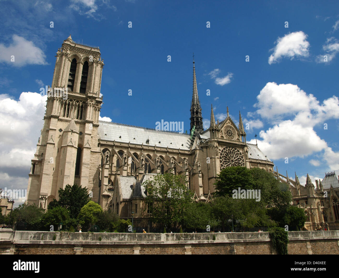 paris - cathedral of notre dame Stock Photo - Alamy