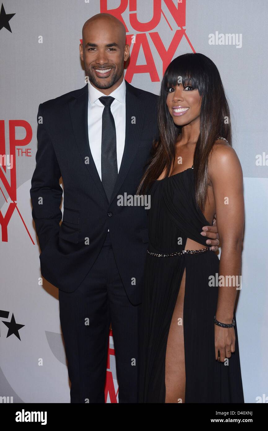 Boris Kodjoe, Kelly Rowland at arrivals for BET's Rip The Runway 2013 ...