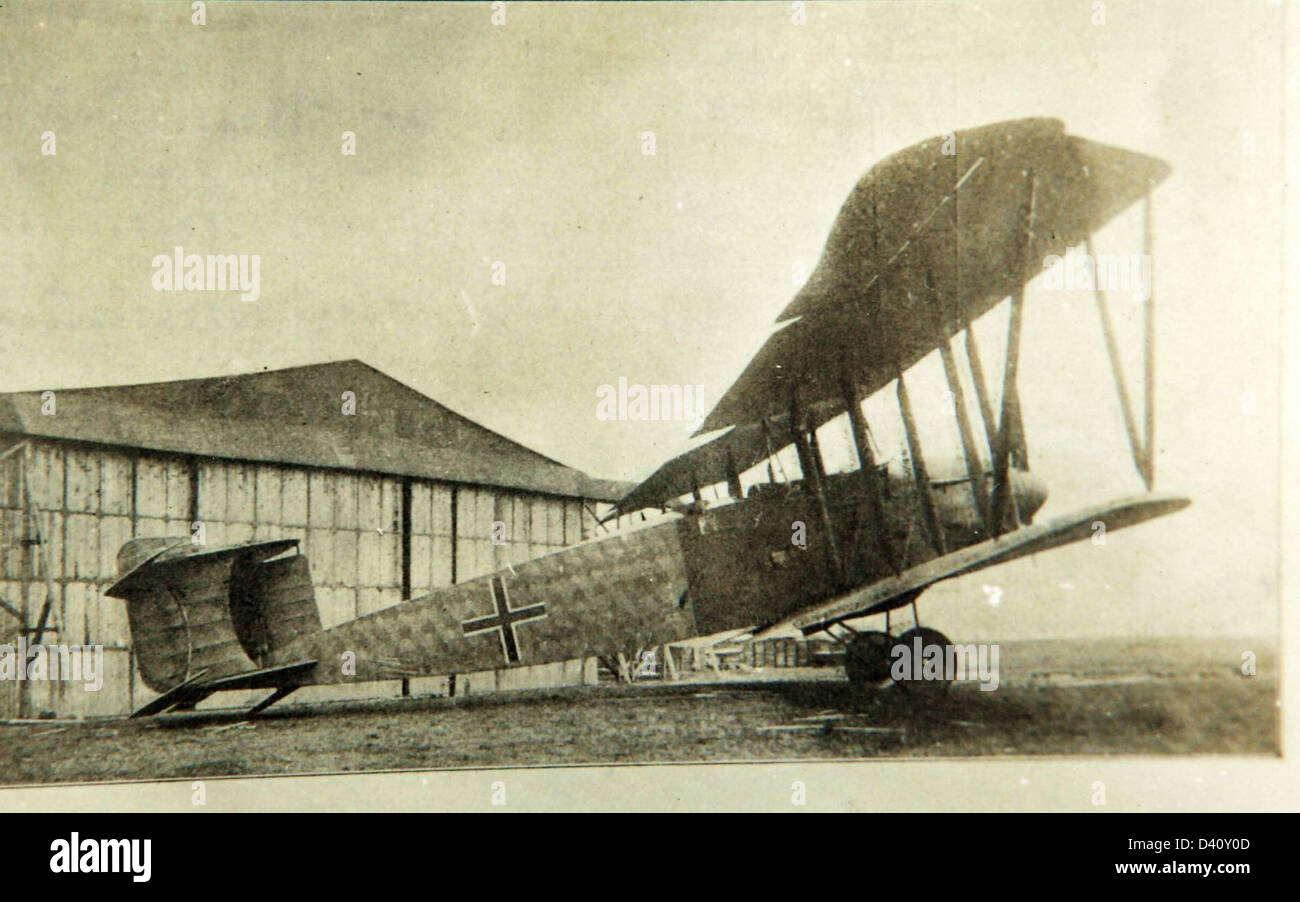 The Linke Hoffman R.II was a German twin-engine biplane, developed ...