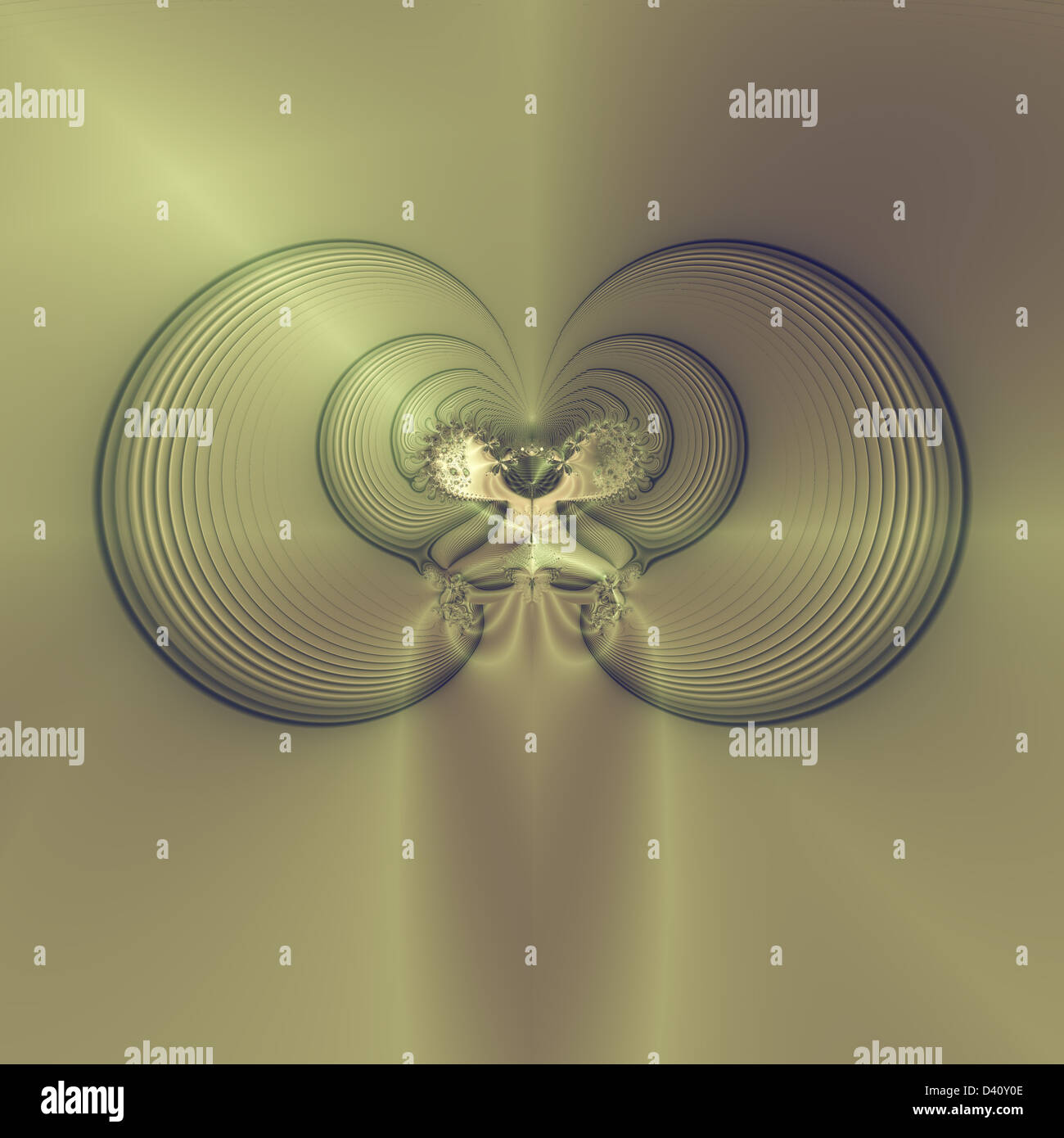 Elegant fractal design, abstract art, metallic feeling Stock Photo - Alamy