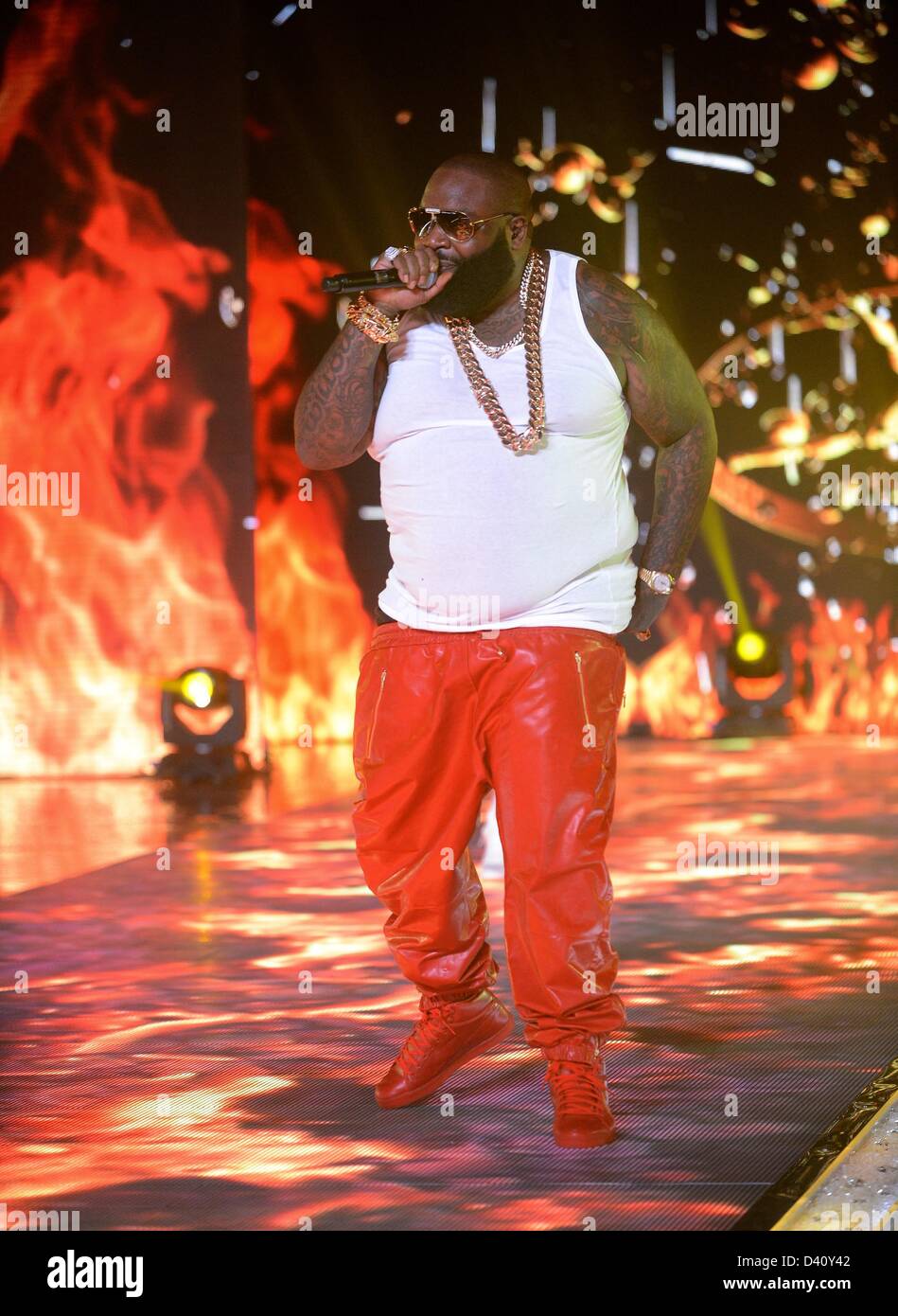 Rick Ross on stage for BET's Rip The Runway 2013 - SHOW, Hammerstein ...