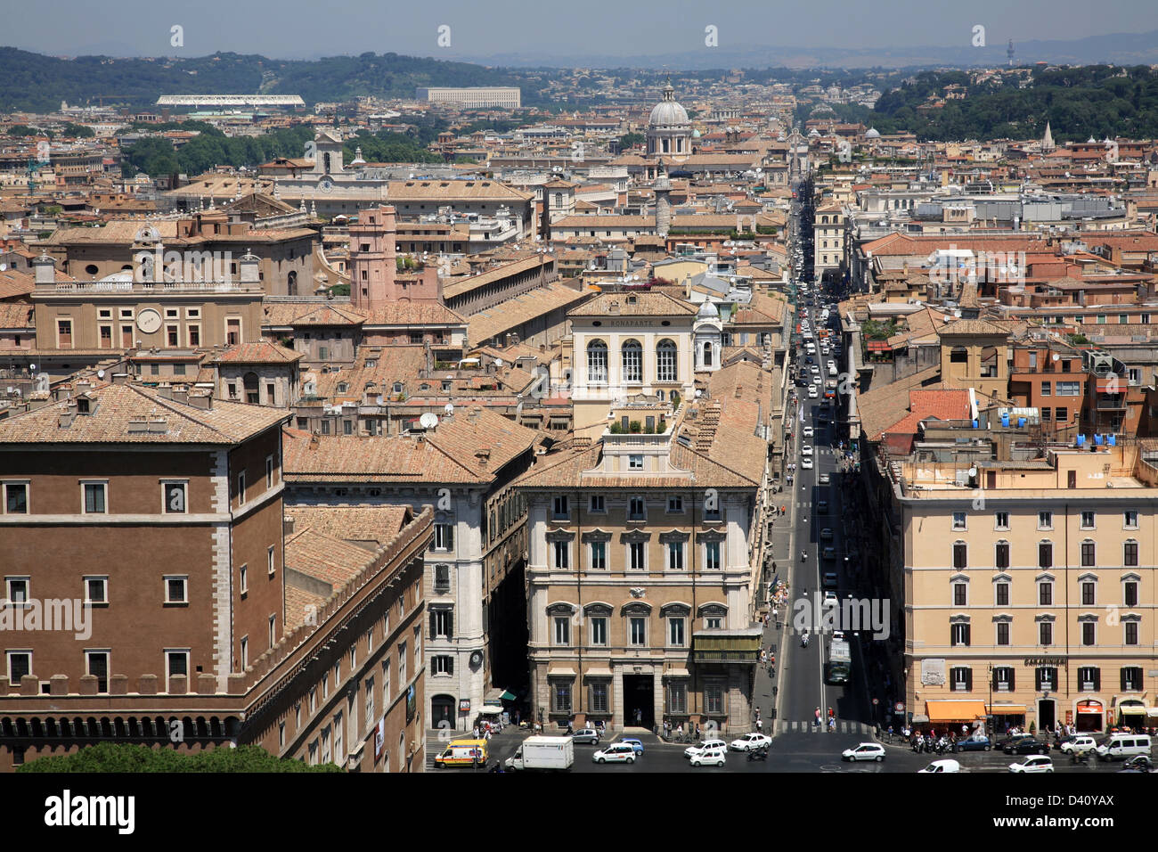 General view of Rome Stock Photo - Alamy