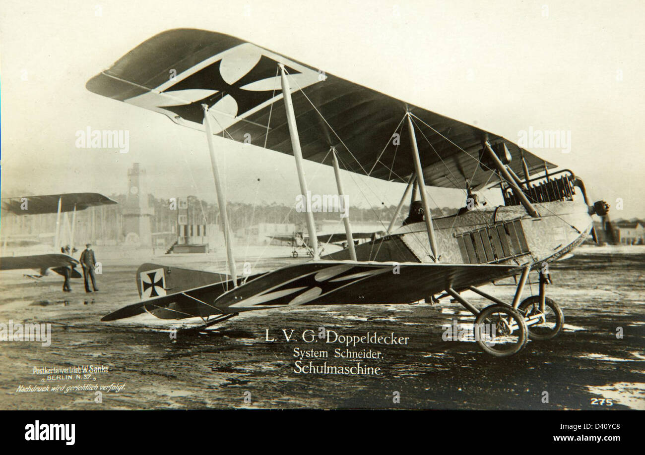 The LVG B.I was a German World War I reconnaissance and bomber aircraft. It was used for aerial ...