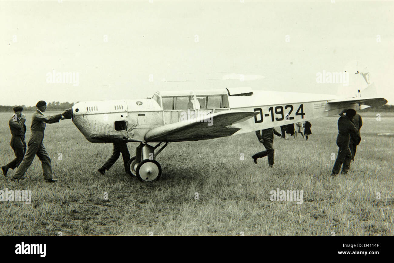 The Messerschmitt M 23c was a German monoplane designed in the late ...