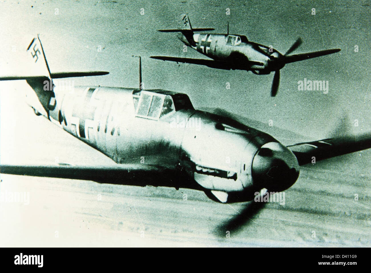 The Messerschmitt Bf 109 was a German single-engine fighter aircraft ...