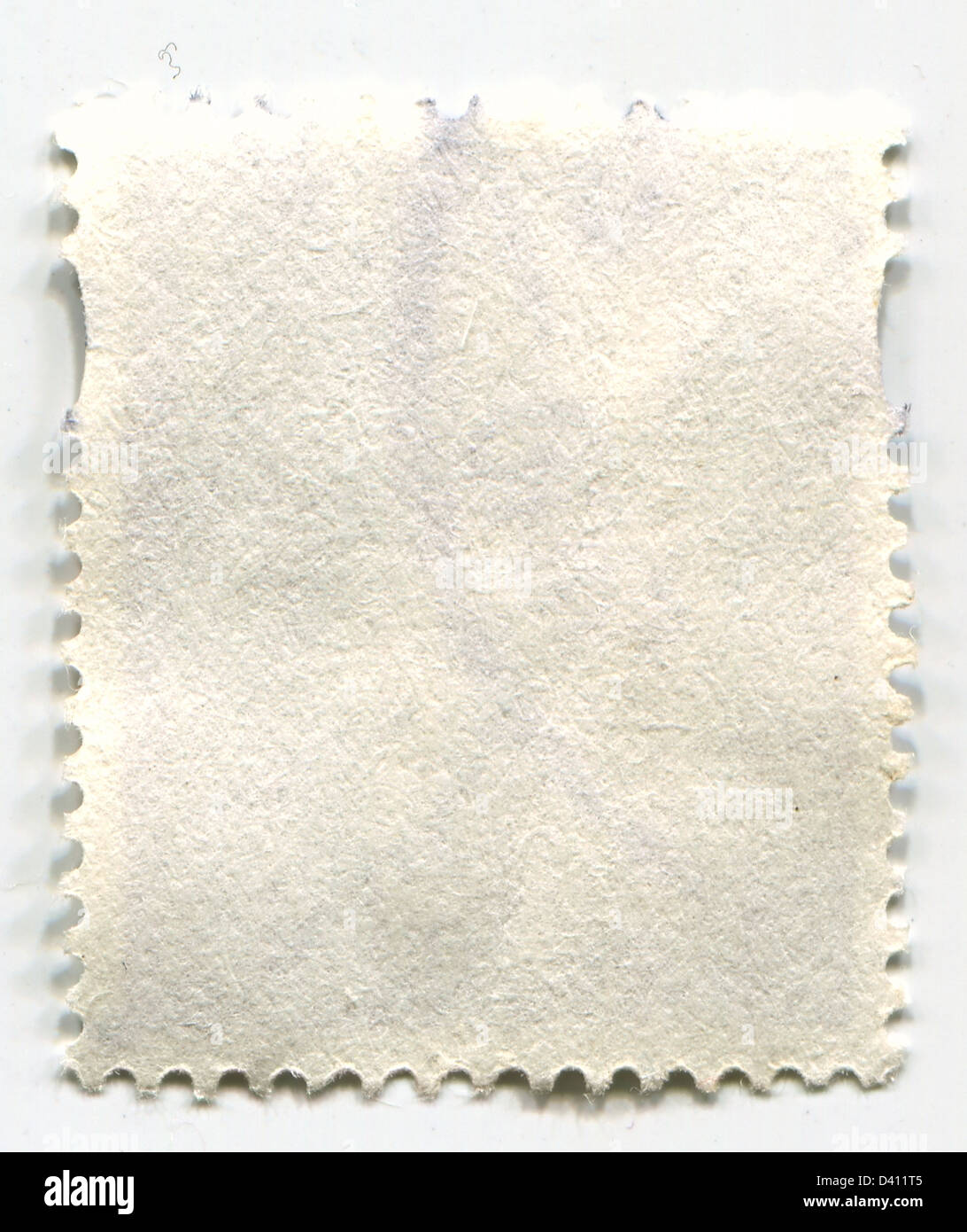 The reverse side of a postage stamp Stock Photo - Alamy