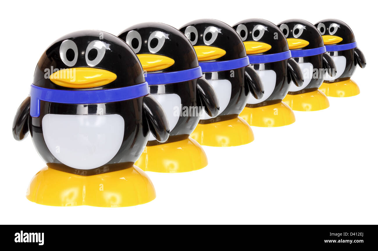 Plastic penguins Cut Out Stock Images & Pictures - Alamy
