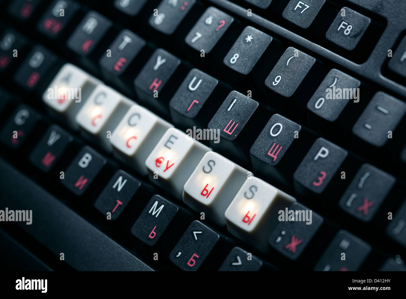 Access keyboard concept Stock Photo - Alamy