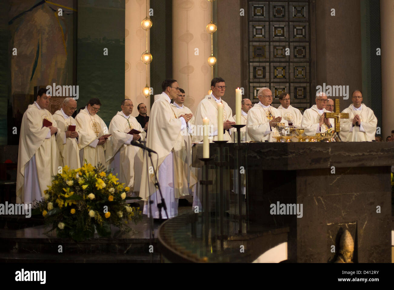 German catholic bishops and cardinals with the head of German Bishops ...