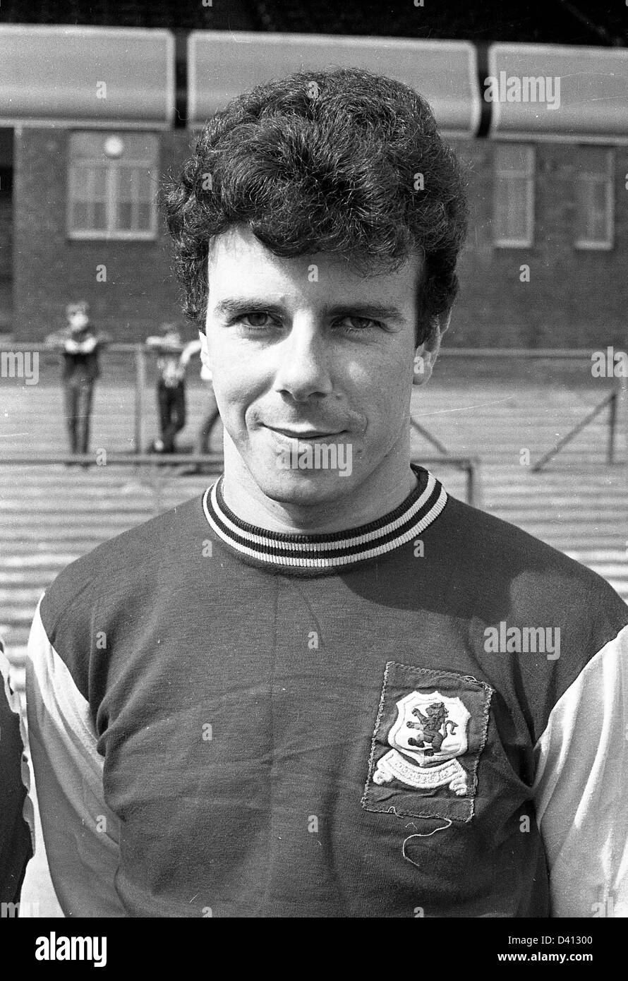 Charlie Aitken Aston Villa FC footballer 1967 Stock Photo - Alamy