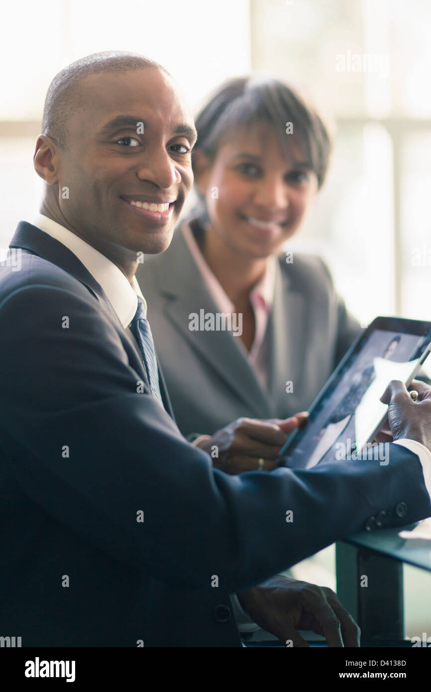 Tablet black business hi-res stock photography and images - Alamy