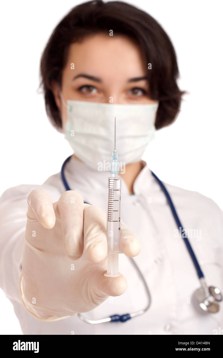 Doctor syringe hi-res stock photography and images - Alamy