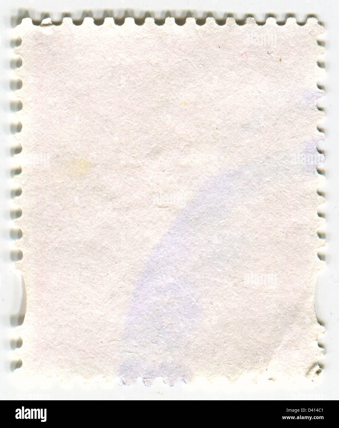 The reverse side of a postage stamp Stock Photo - Alamy