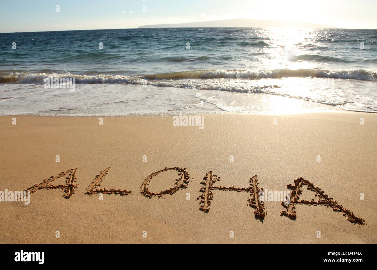 Aloha word hi-res stock photography and images - Alamy