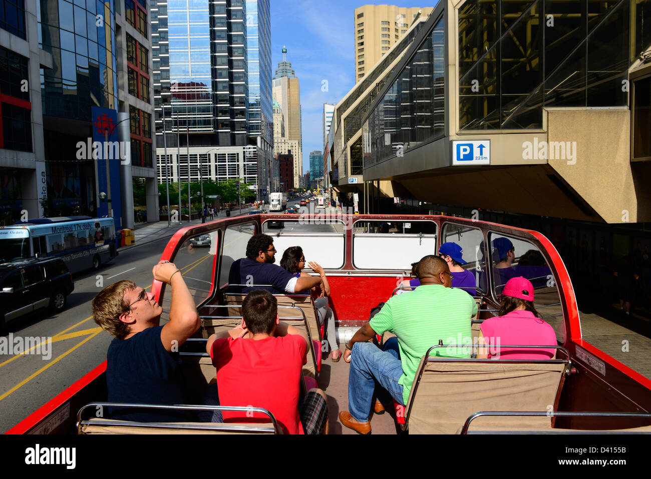 Sightseeing bus for tourist Toronto Ontario Canada Stock Photo - Alamy