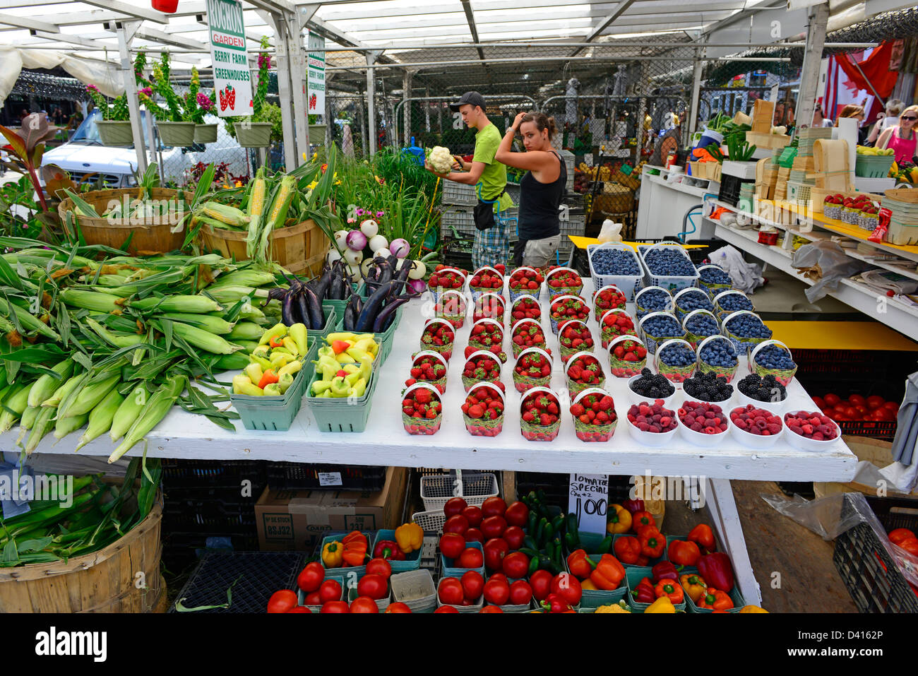 Bayward Market Shopping Farmer Market District downtown Ottawa Ontario ...