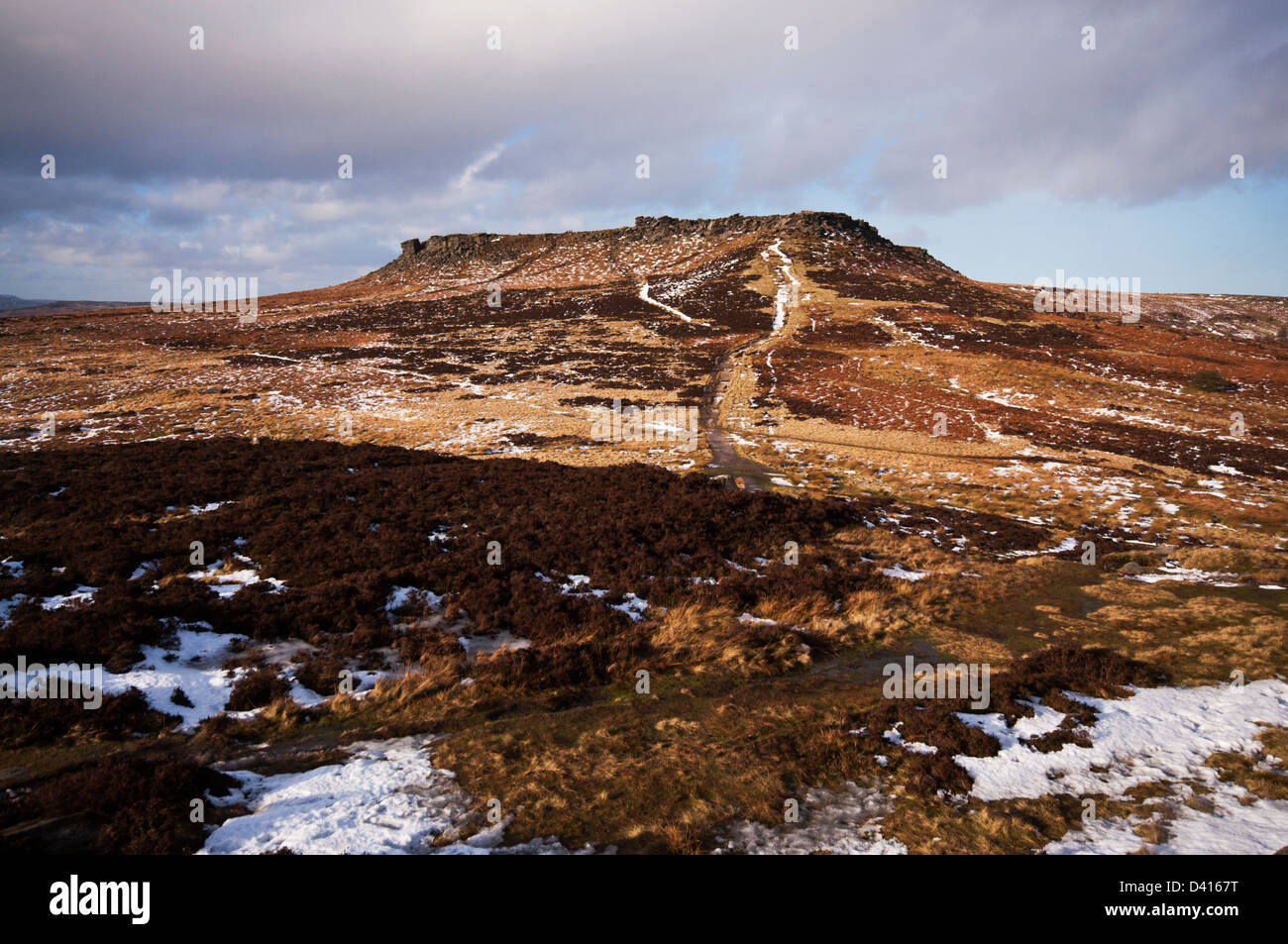 Higger Tor viewed from Carl Walk in the Peak District National Park ...