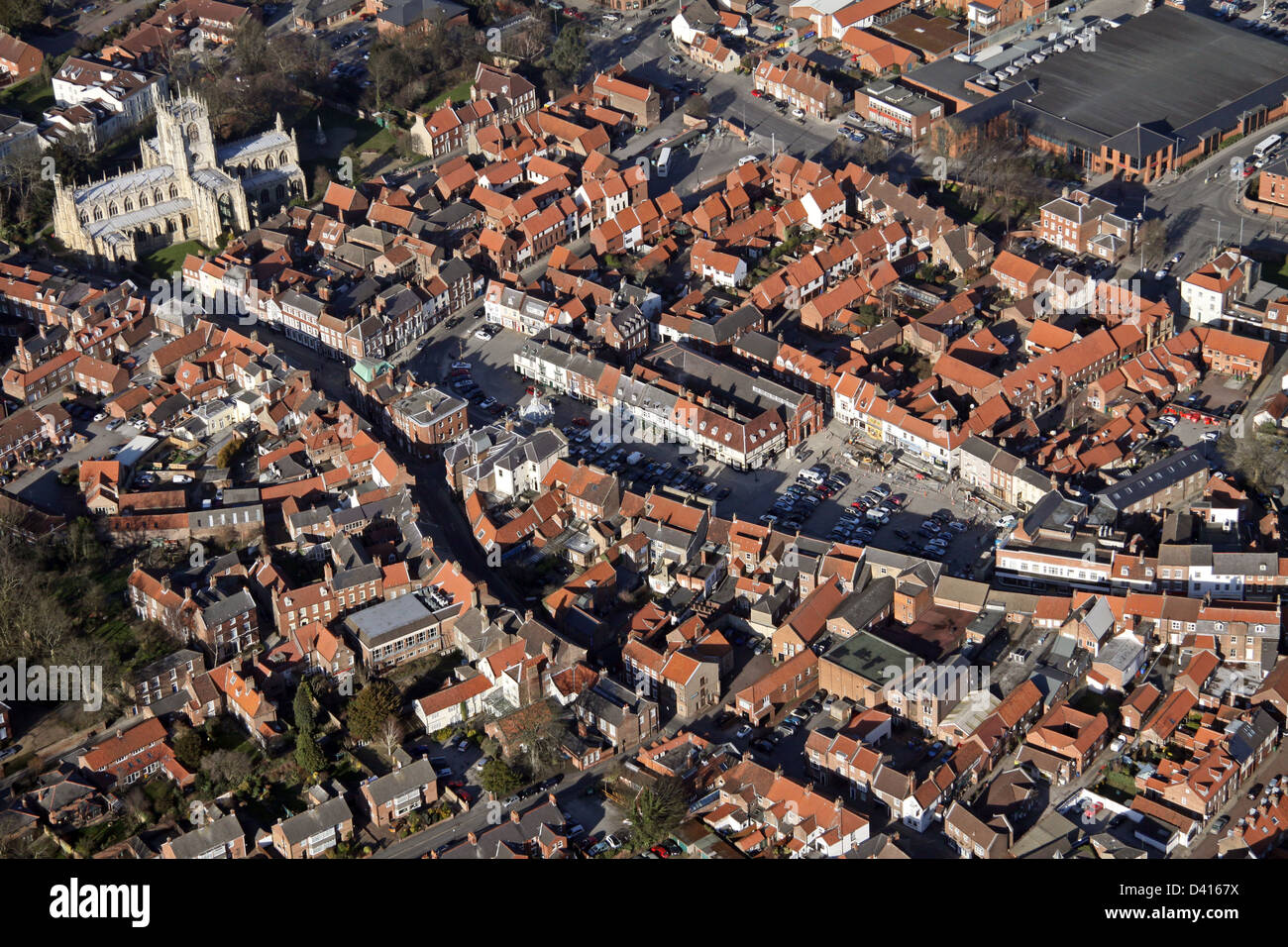 Aerial view in east yorkshire hi-res stock photography and images - Alamy