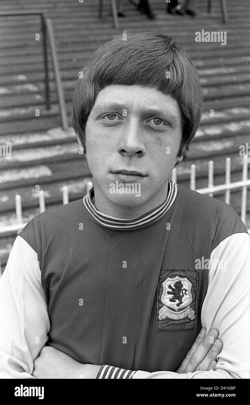 Christopher Robbins Aston Villa FC footballer 1968 Stock Photo - Alamy
