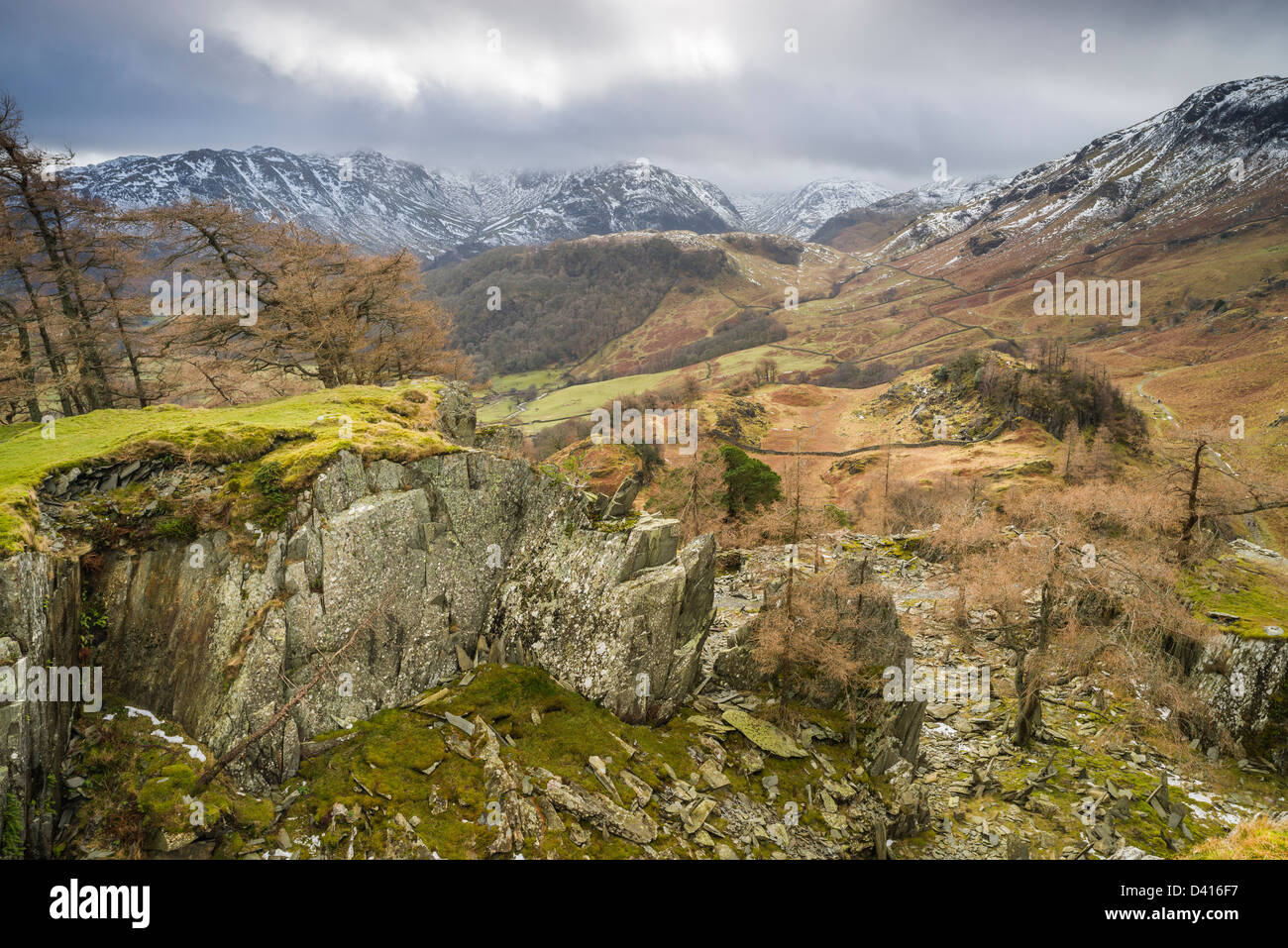 Castle crag borrowdale lake district hi-res stock photography and ...
