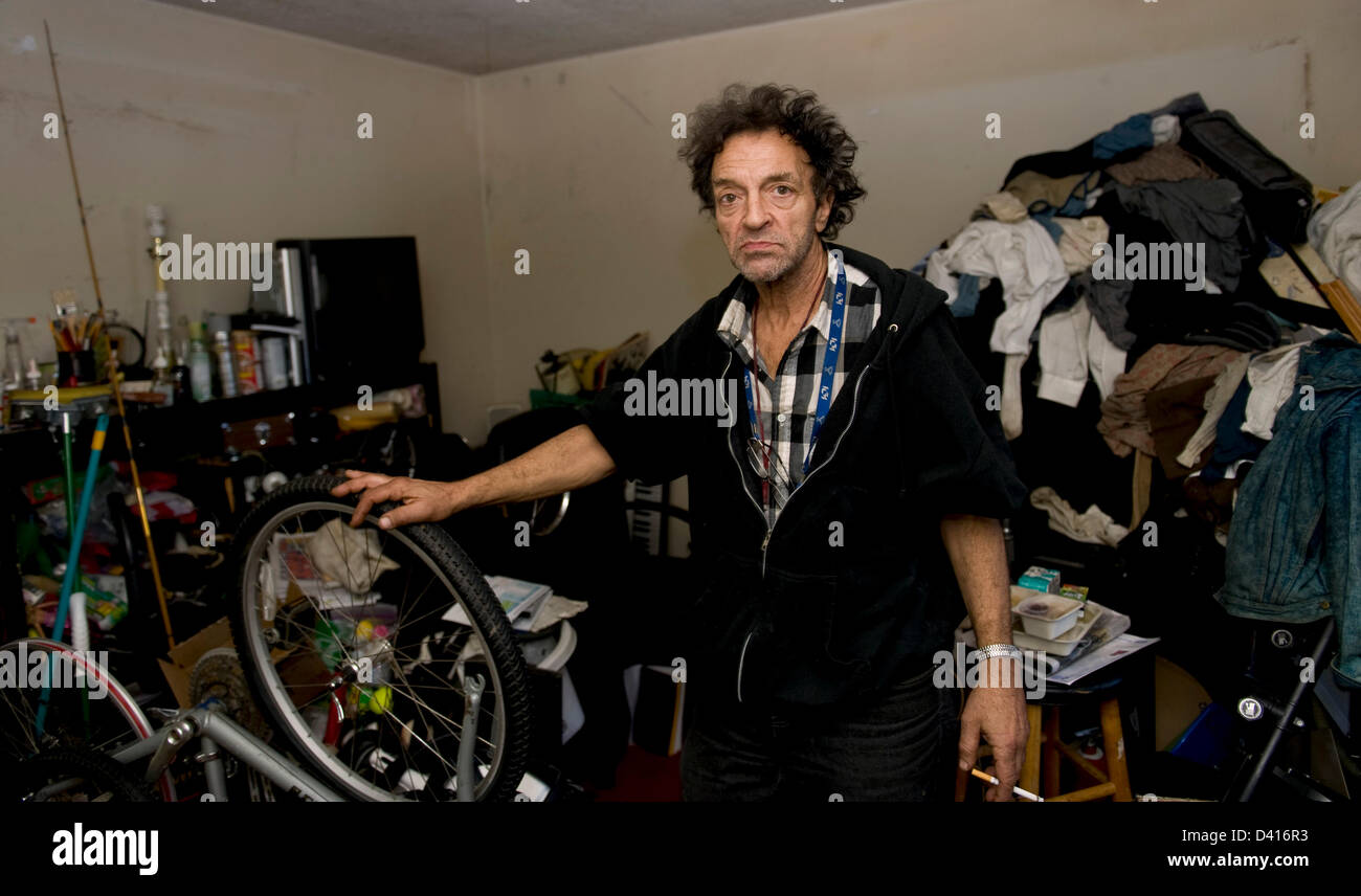 Feb. 28, 2013 - Santa Monica, CA, US - Tom Baragone, who suffered a ...