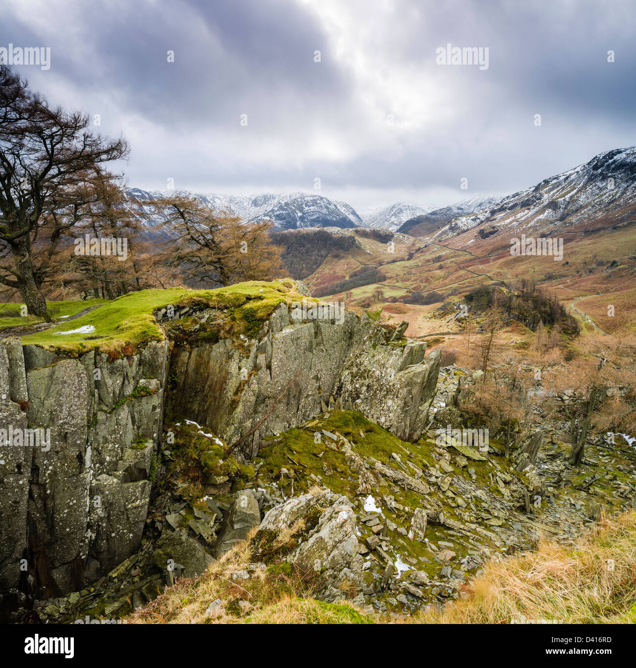 Castle crag lake district view hi-res stock photography and images - Alamy