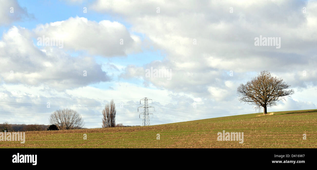 Pylon landscape hi-res stock photography and images - Alamy
