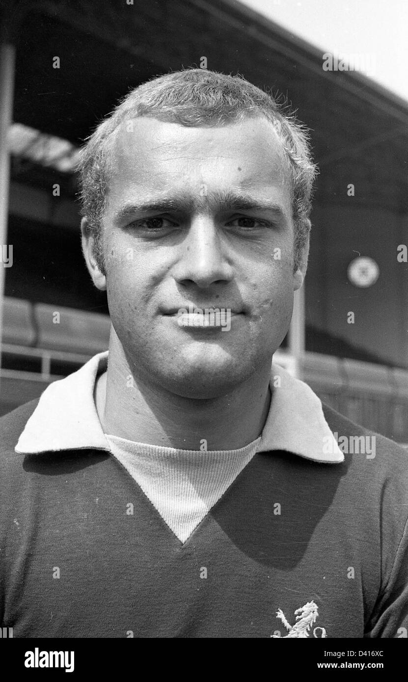 Dave Simmons Aston Villa FC footballer 1969 Stock Photo - Alamy