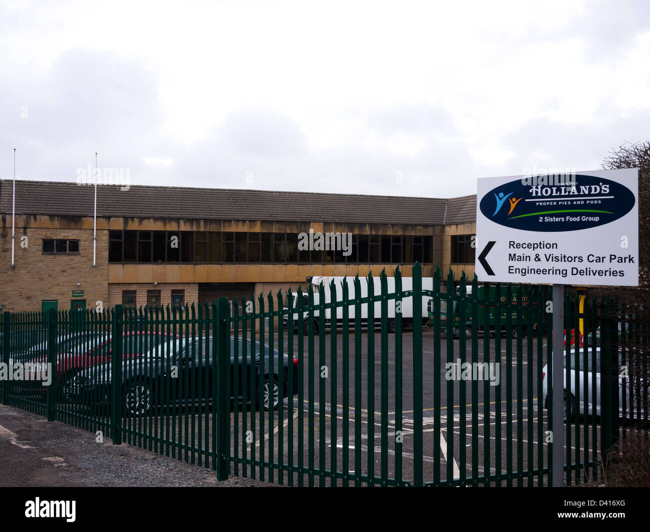 Hollands, makers of puddings and pies, Baxenden, Accrington, Lancashire ...