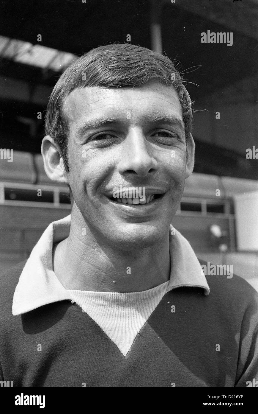 Barrie Hole Aston Villa FC footballer 1969 Stock Photo - Alamy