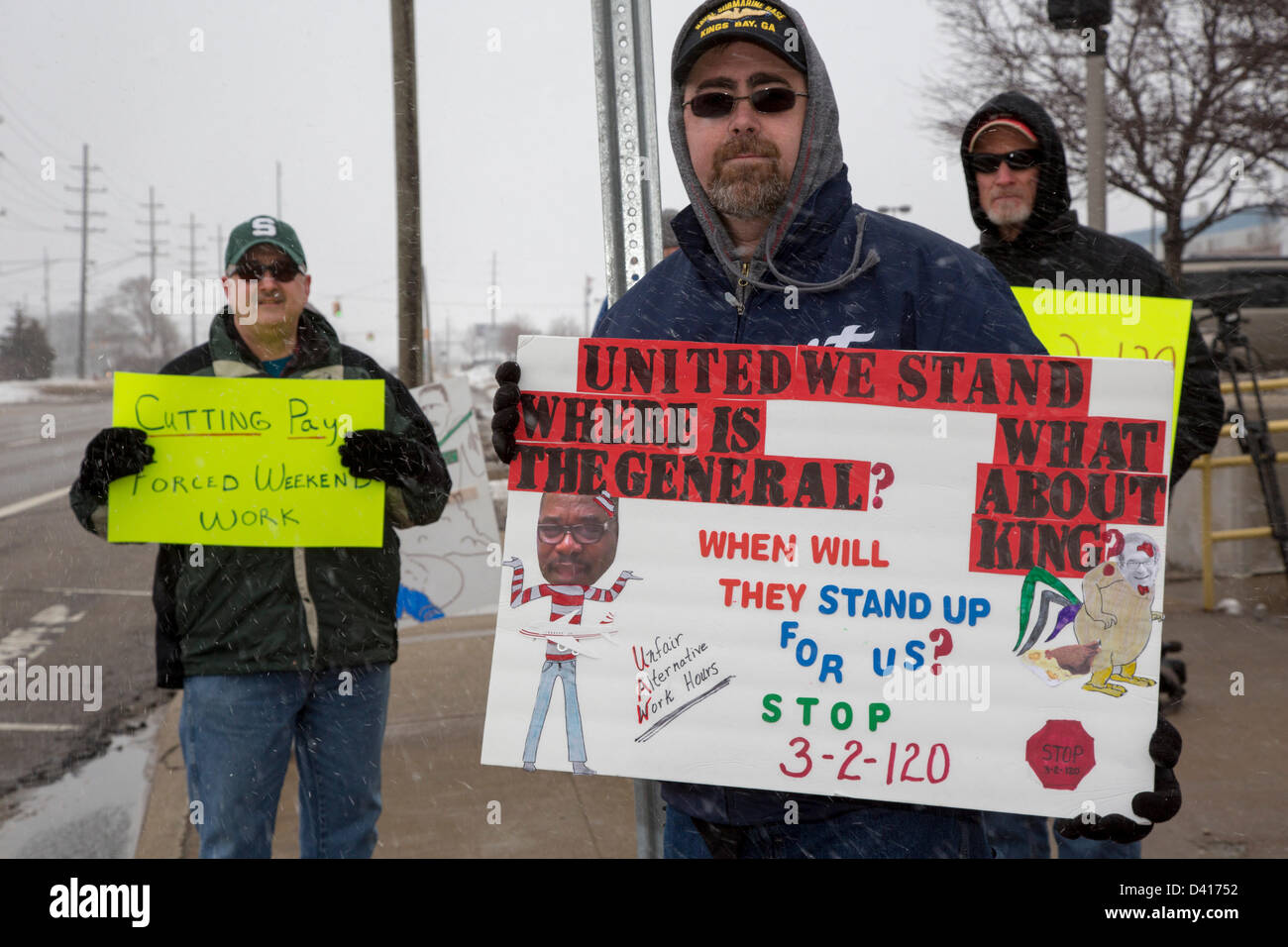 Union labor picket uaw labour ot hi-res stock photography and images ...