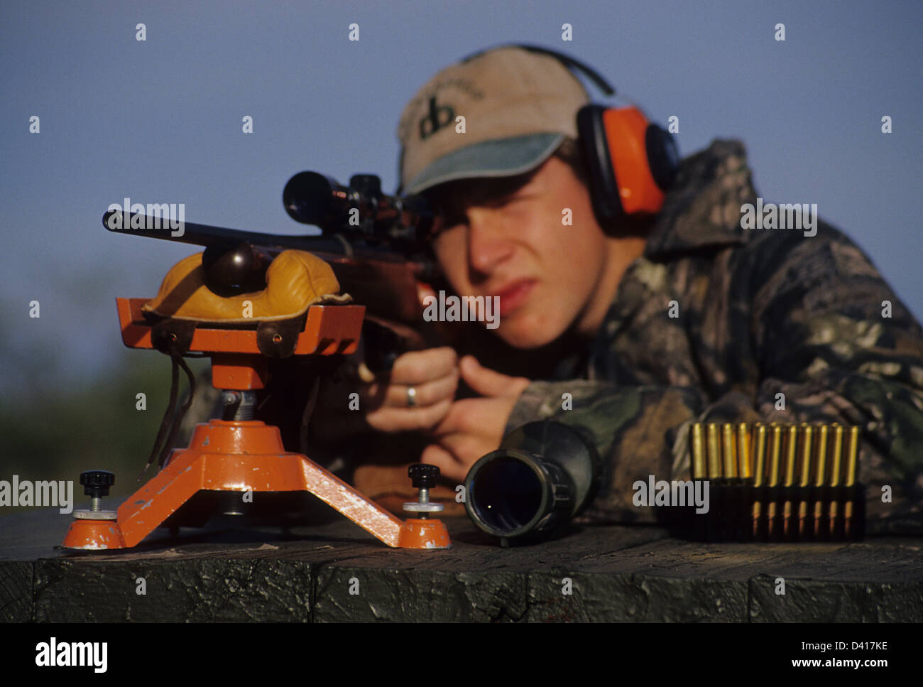 Benchrest rifle hi-res stock photography and images - Alamy