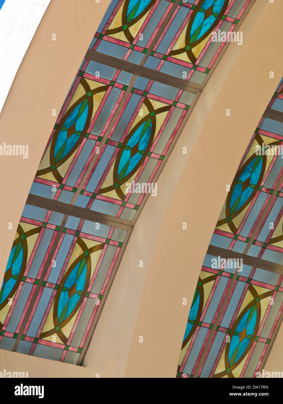 Stained glass roof hi-res stock photography and images - Alamy