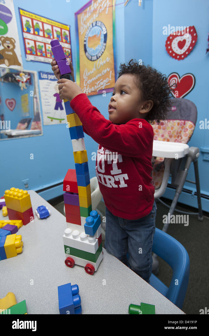 Kids Building Blocks Tower