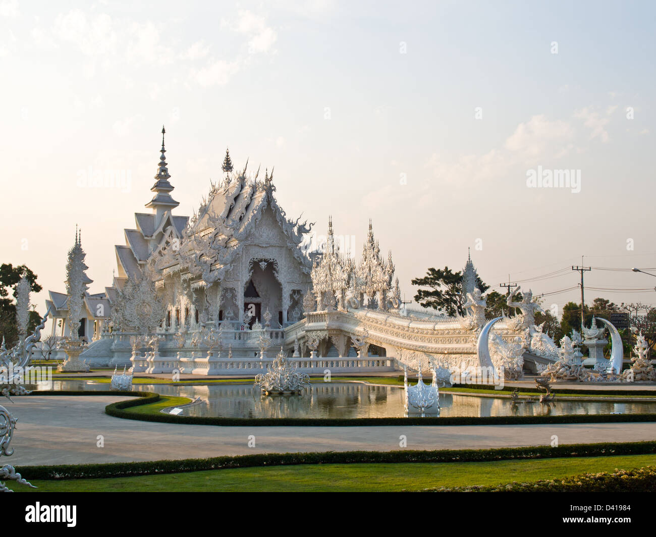 Wat Rong Khun in Chiang Rai, Thailand Stock Photo - Alamy