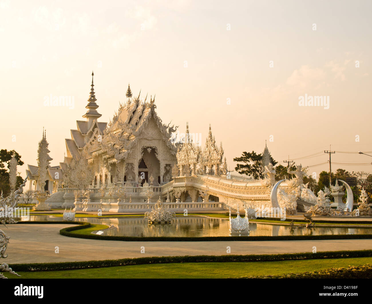 Wat Rong Khun in Chiang Rai, Thailand Stock Photo - Alamy