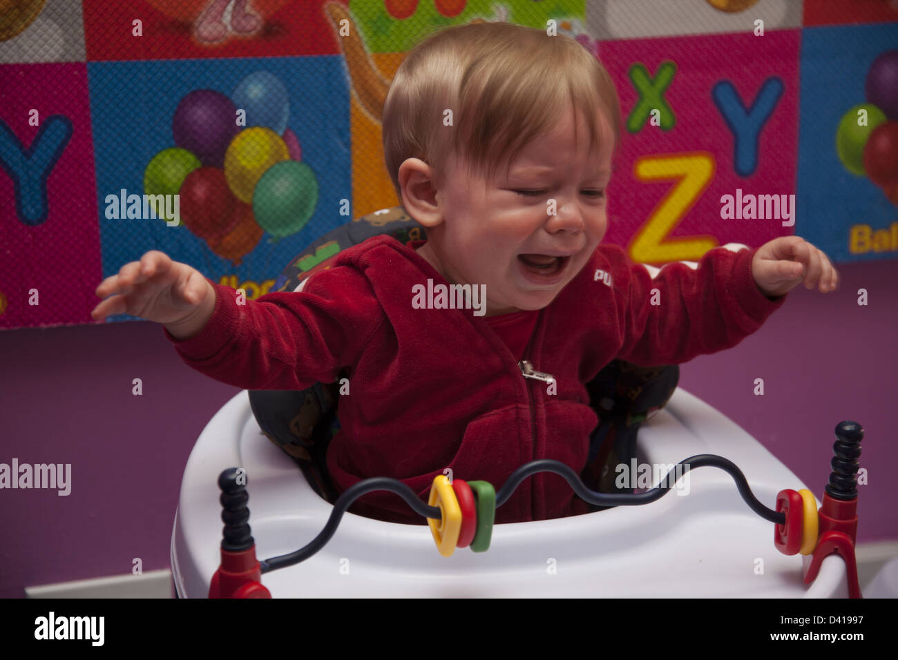 Crying child daycare hi-res stock photography and images - Alamy