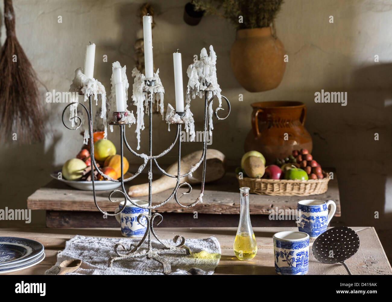 Example of plantation kitchen dining table in traditional mission La ...