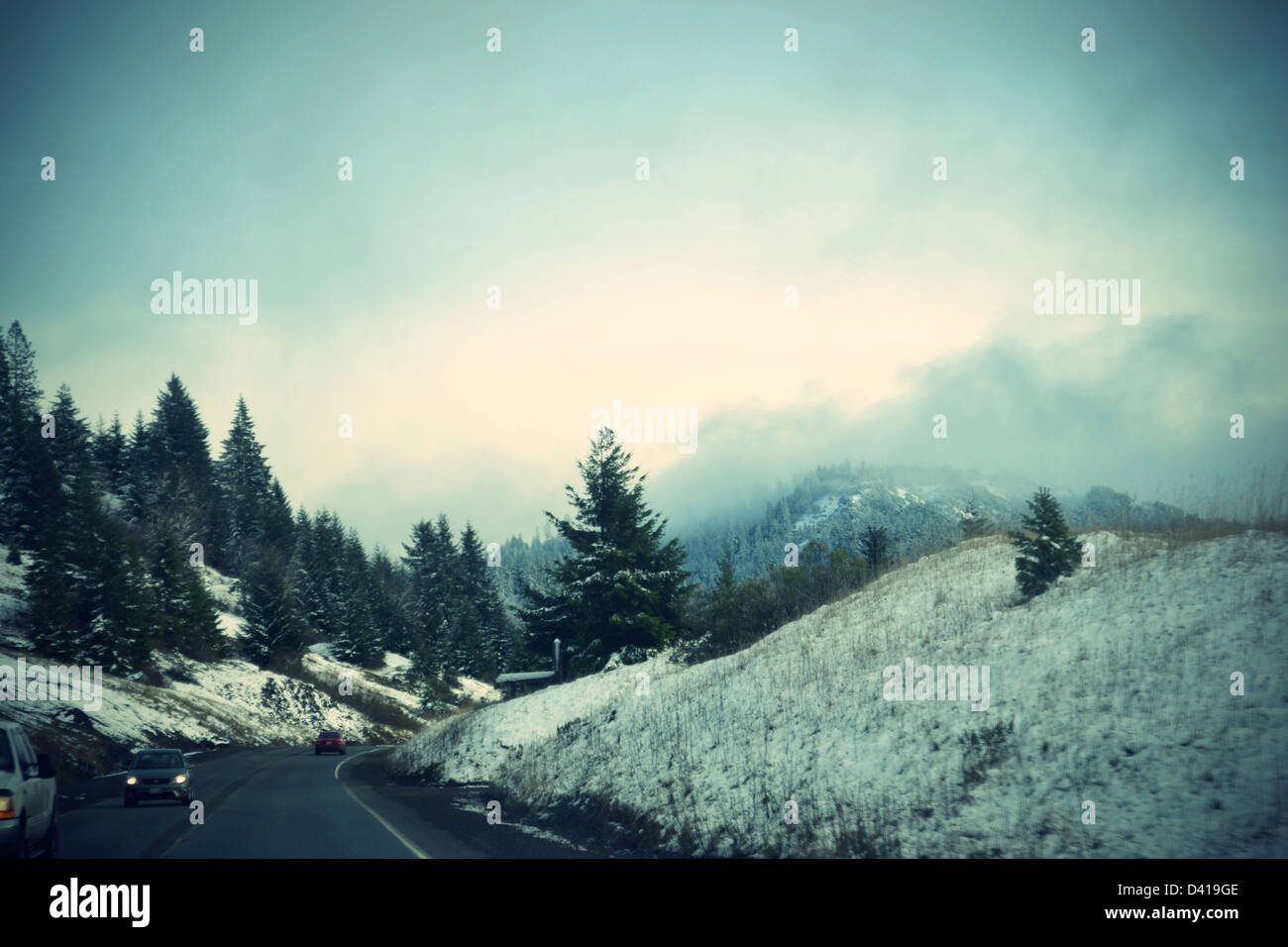 California: Highway 299 Stock Photo - Alamy