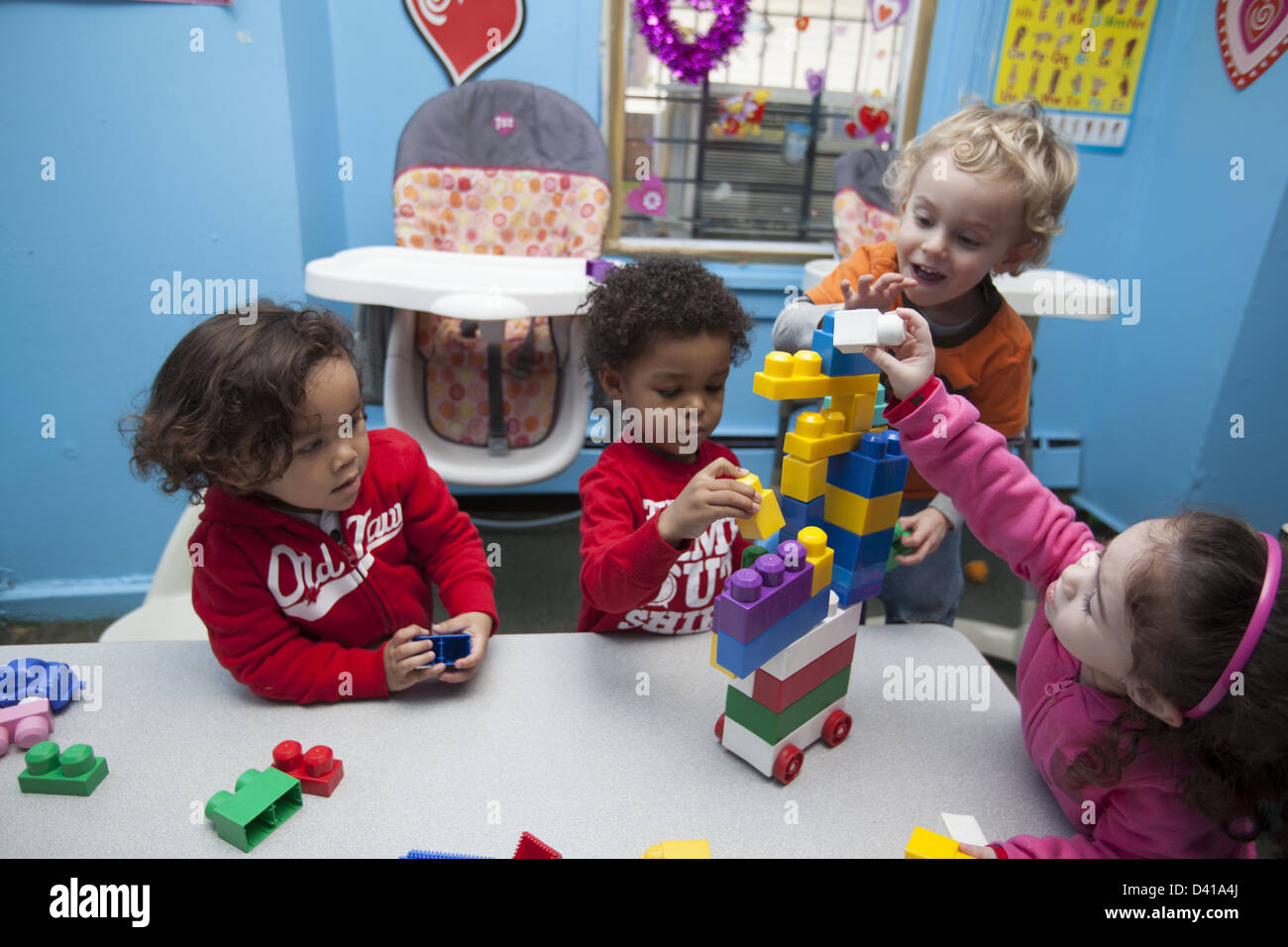 Nursery school children at play hi-res stock photography and images - Alamy