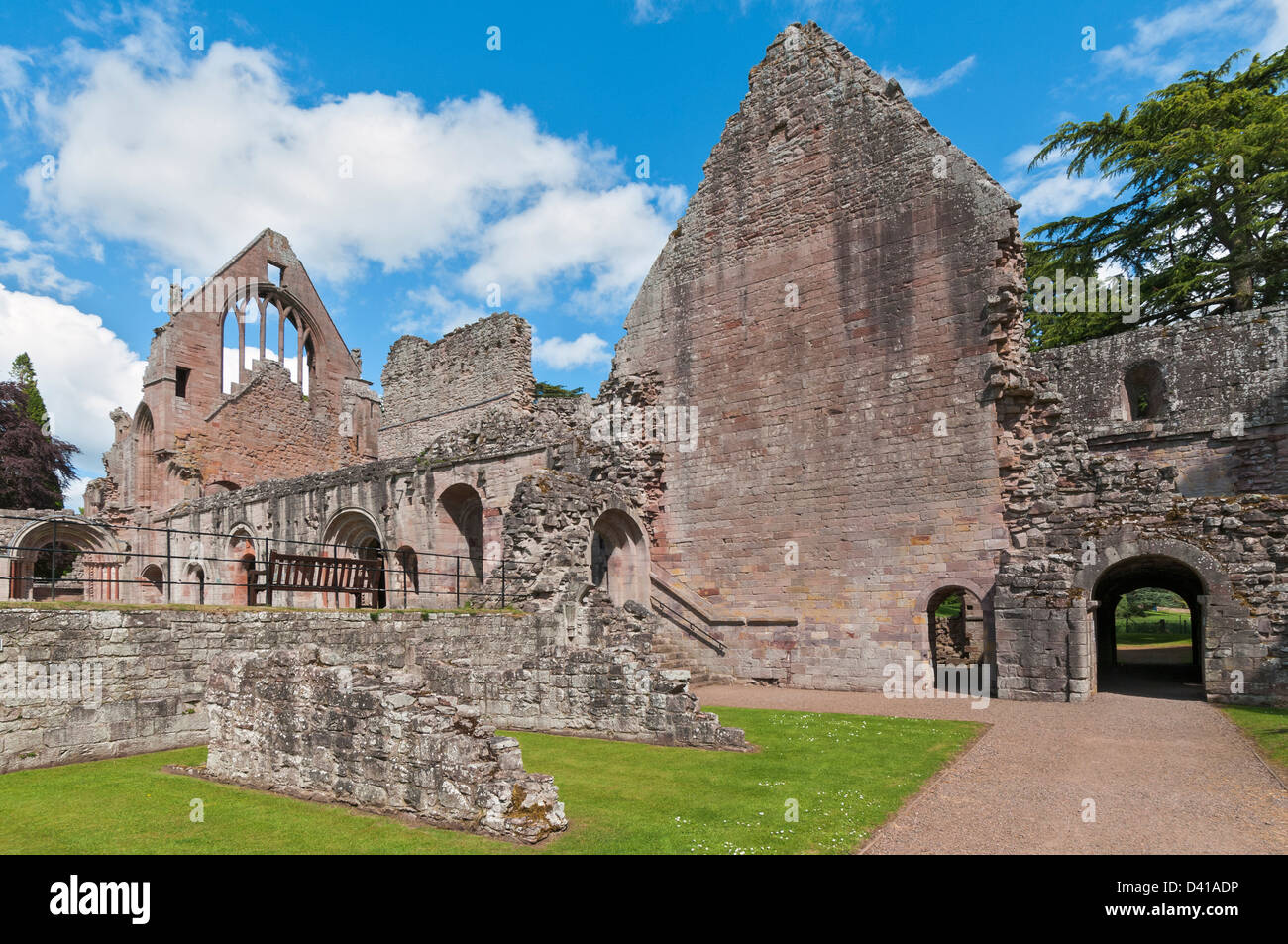 Scotland, Scottish Borders, Dryburgh Abbey Stock Photo - Alamy