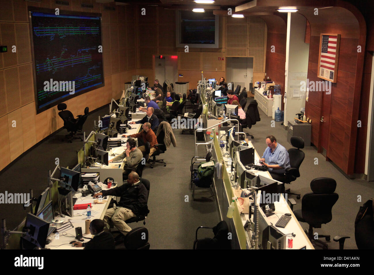 New york transit control room hi-res stock photography and images - Alamy