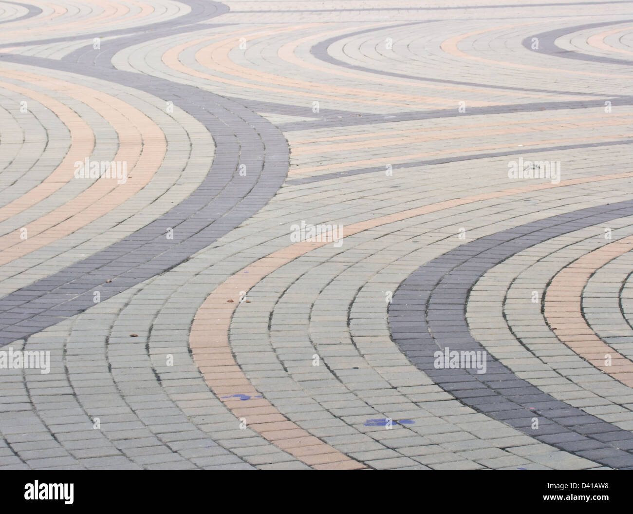 Curved pavement as background Stock Photo - Alamy