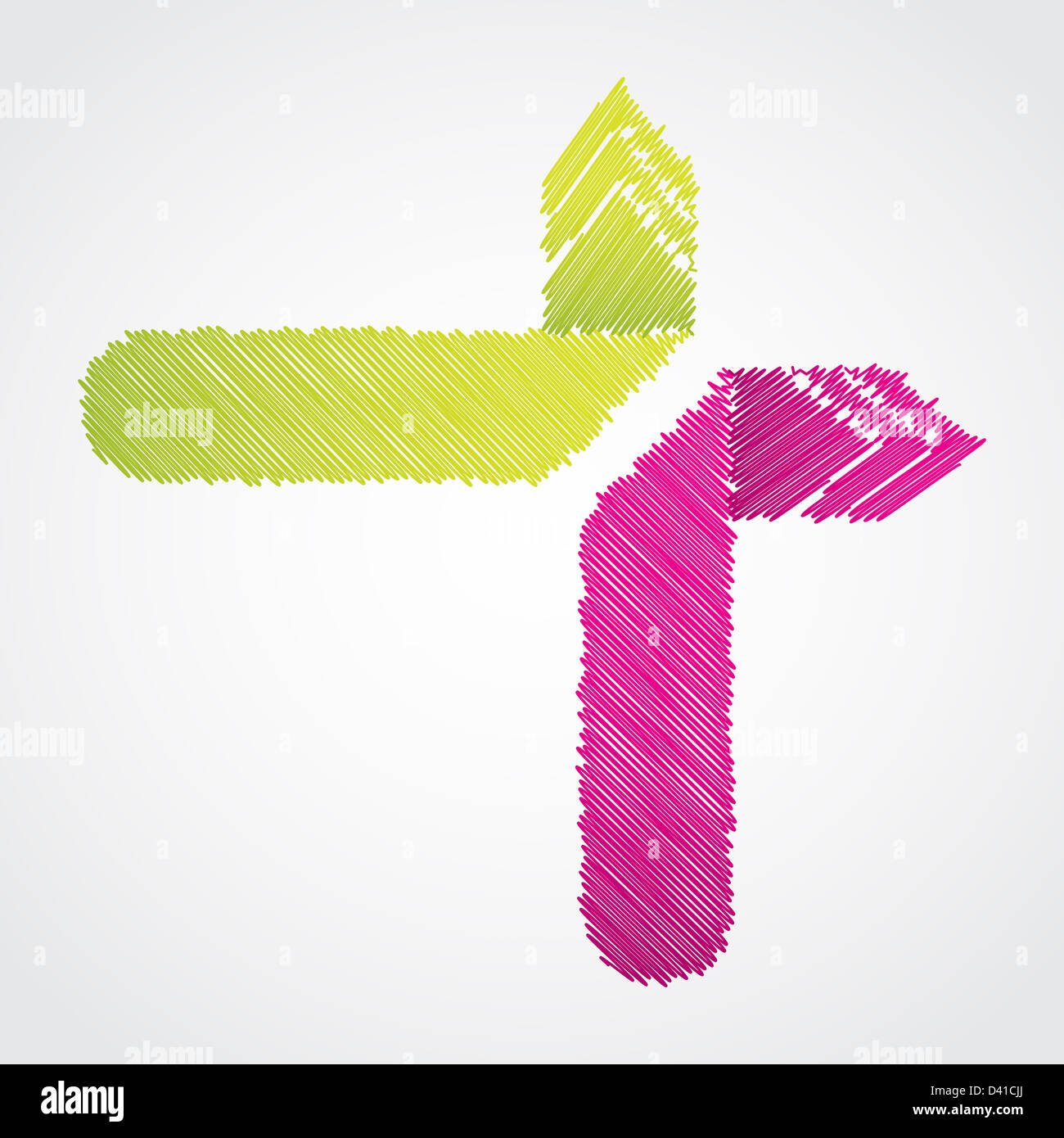 abstract origami speech bubble with special ketch design Stock Photo ...