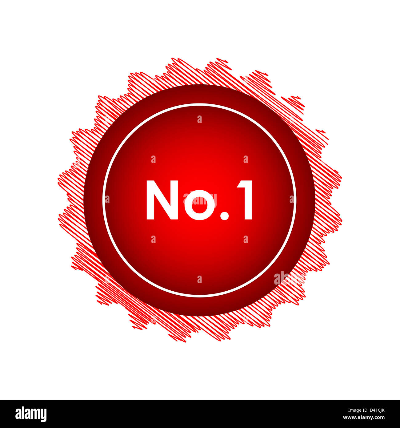 special label with no.1 text Stock Photo - Alamy