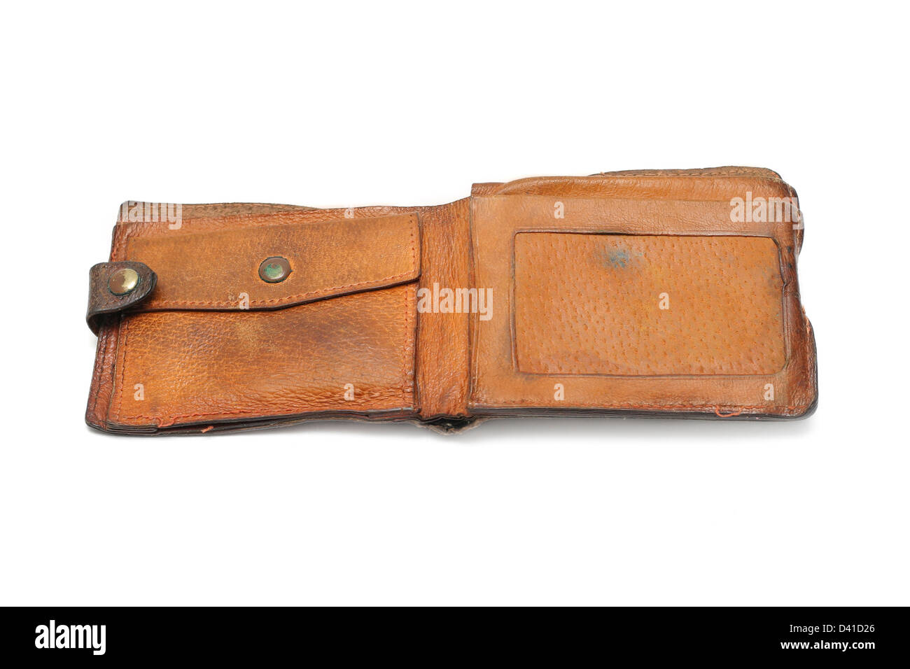 Grunge wallet isolated on white background Stock Photo - Alamy