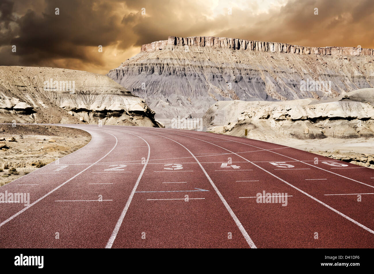 Race track dramatic hi-res stock photography and images - Alamy